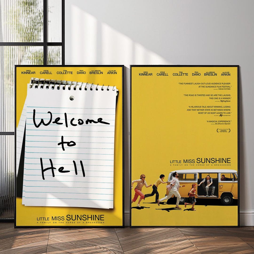 Little Miss Sunshine Movie Poster – Vintage Wall Art – Home Theater ...
