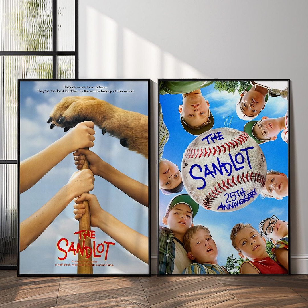 The Sandlot Movie Poster – Vintage Wall Art – Home Theater Decor ...