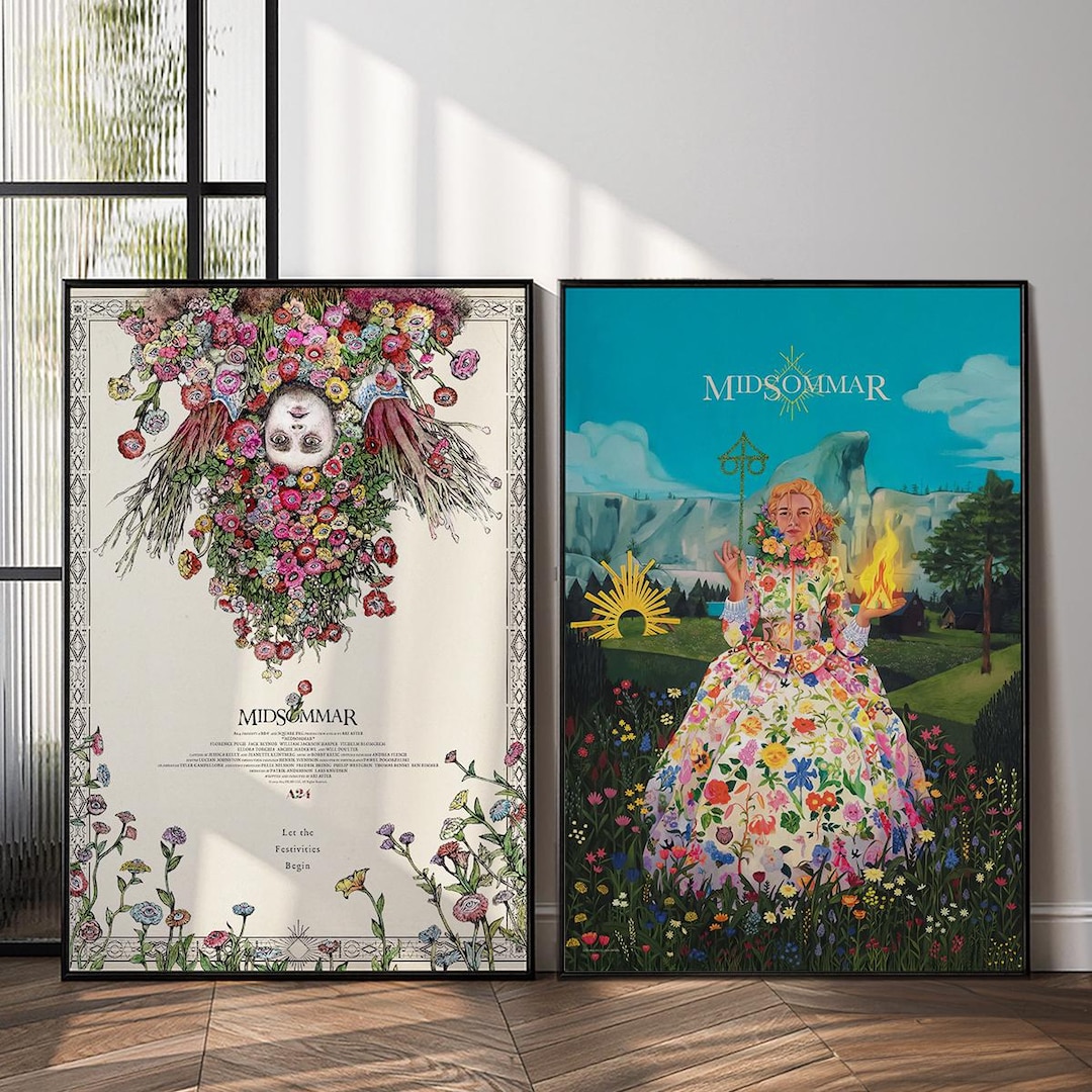Midsommar Movie Poster – Vintage Wall Art – Home Theater Decor – Canvas ...