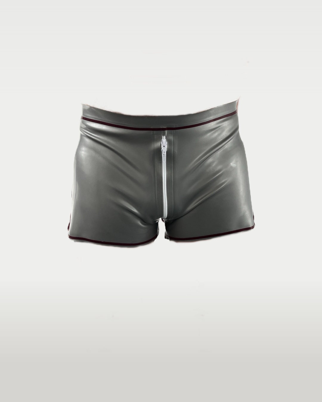Latex Mens Crotch Zipper Shorts - Etsy