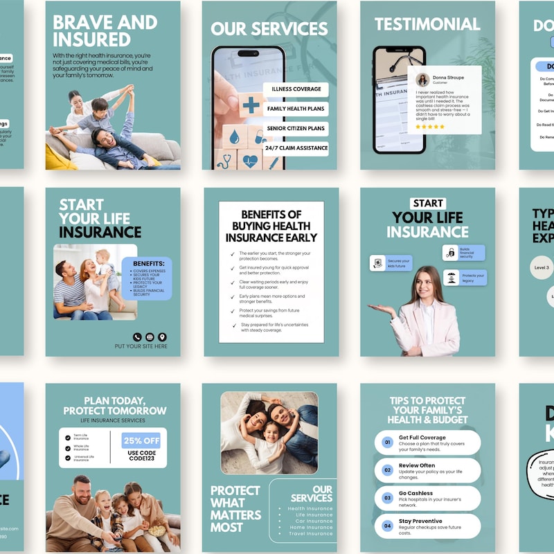 Insurance Marketing Bundle - Etsy