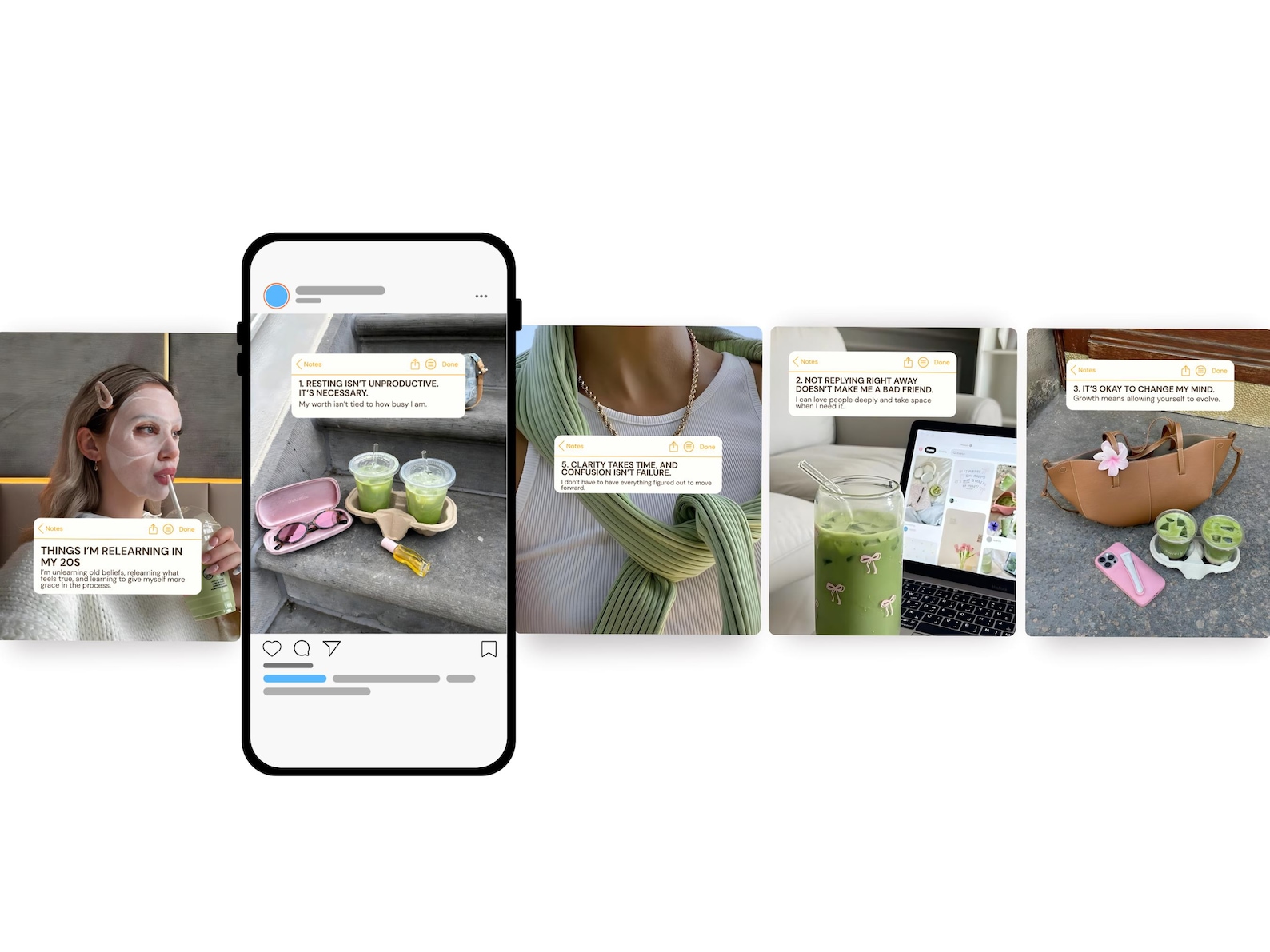 Trendy 40 Ios Core Content Creator Instagram Posts & 40 Stories, SMM ...