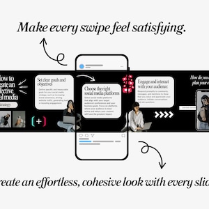 Storytelling Seamless Carousel Templates, Social Media Coach Agency Kit ...