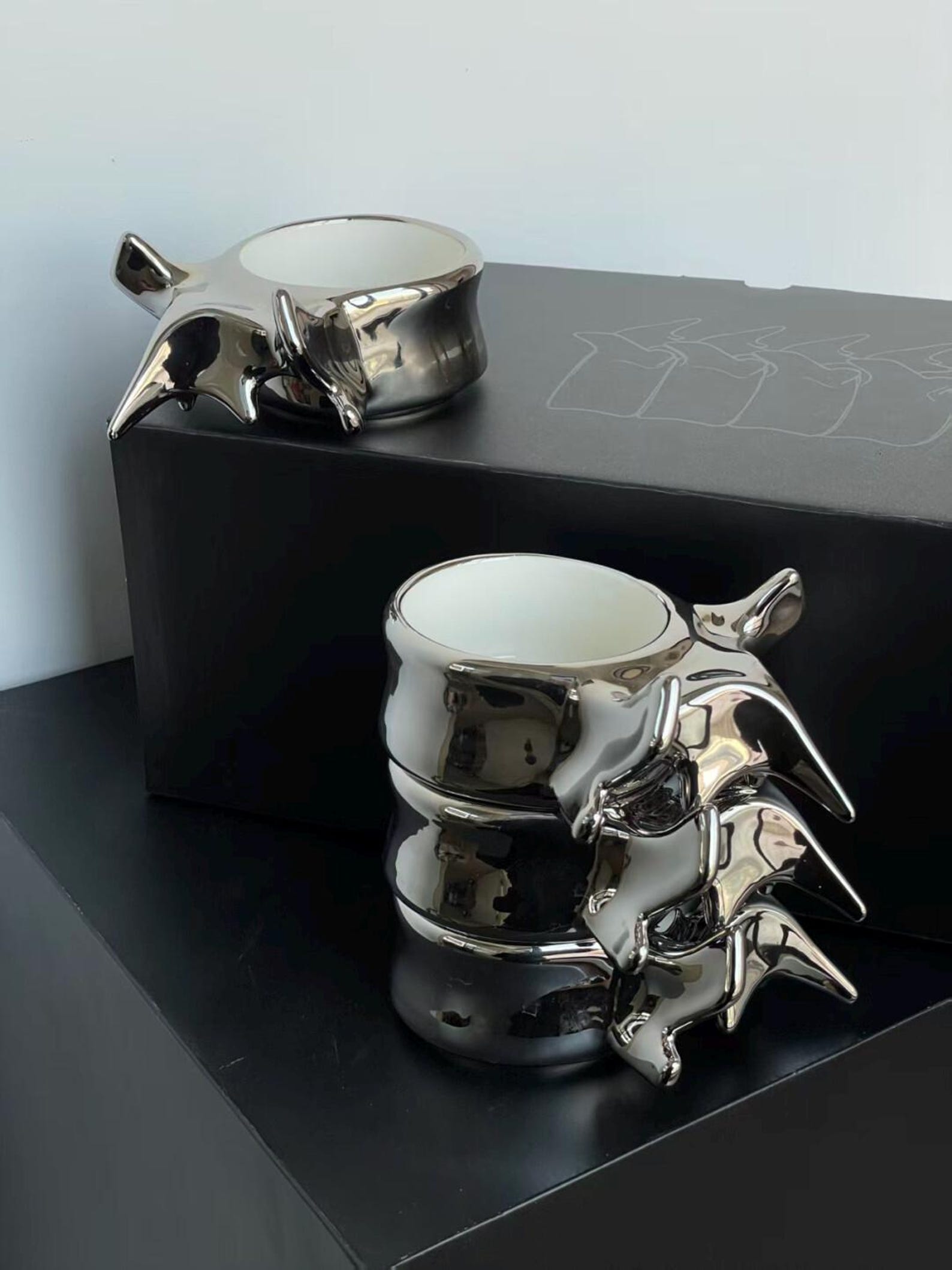 Ceramic Spine Mug, Vertebrae Coffee Cup, Chiropractor Gift, Anatomy ...