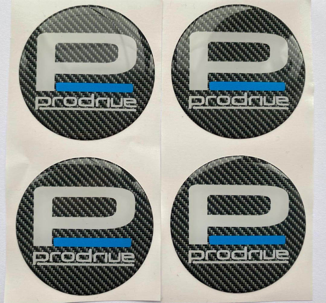 Prodrive Alloy Wheel Centre Caps Stickers Suba Impr Pff7 Gt1 Carbon ...