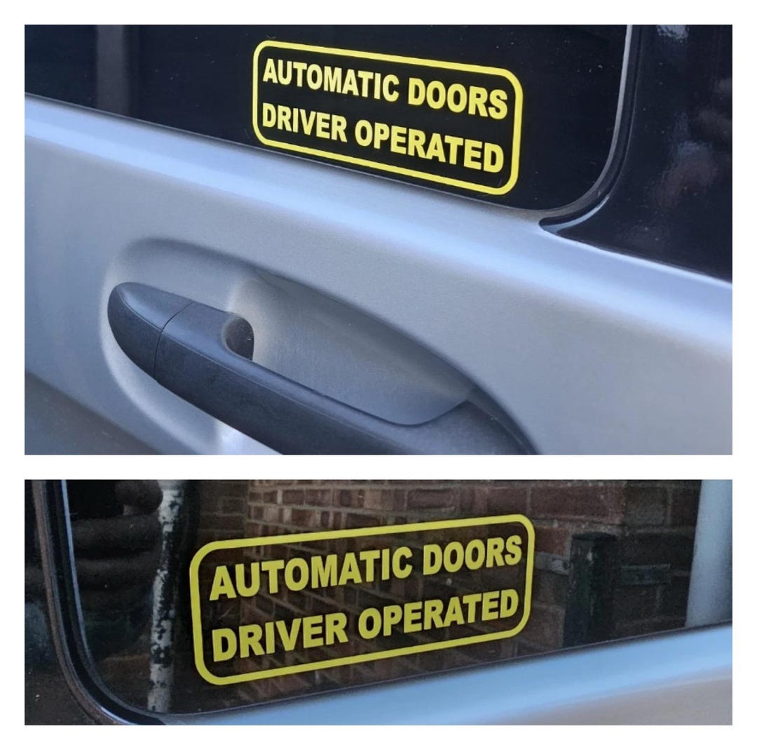 Automatic Doors Driver Operated Taxi Minibus Coach Can Travel Window ...