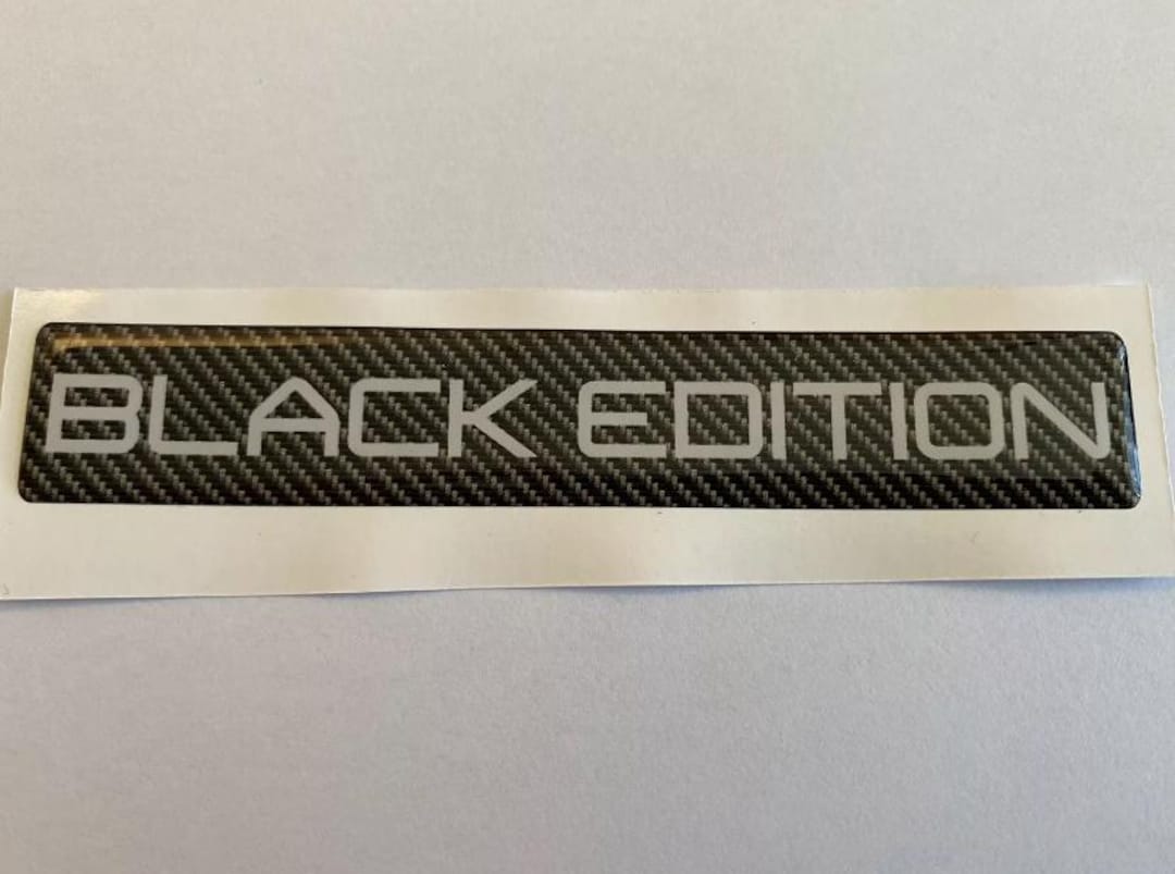 Black Edition Car Rear Boot Badge Emblem Audi Merc Slk V8 Amg Mini ...
