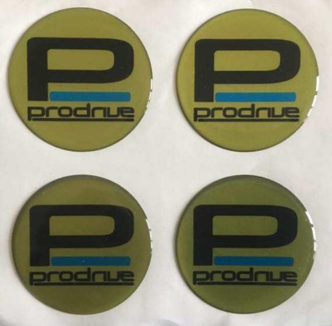 Prodrive Alloy Wheel Centre Caps Stickers Suba Impre Pff7 Gt1 Gold ...