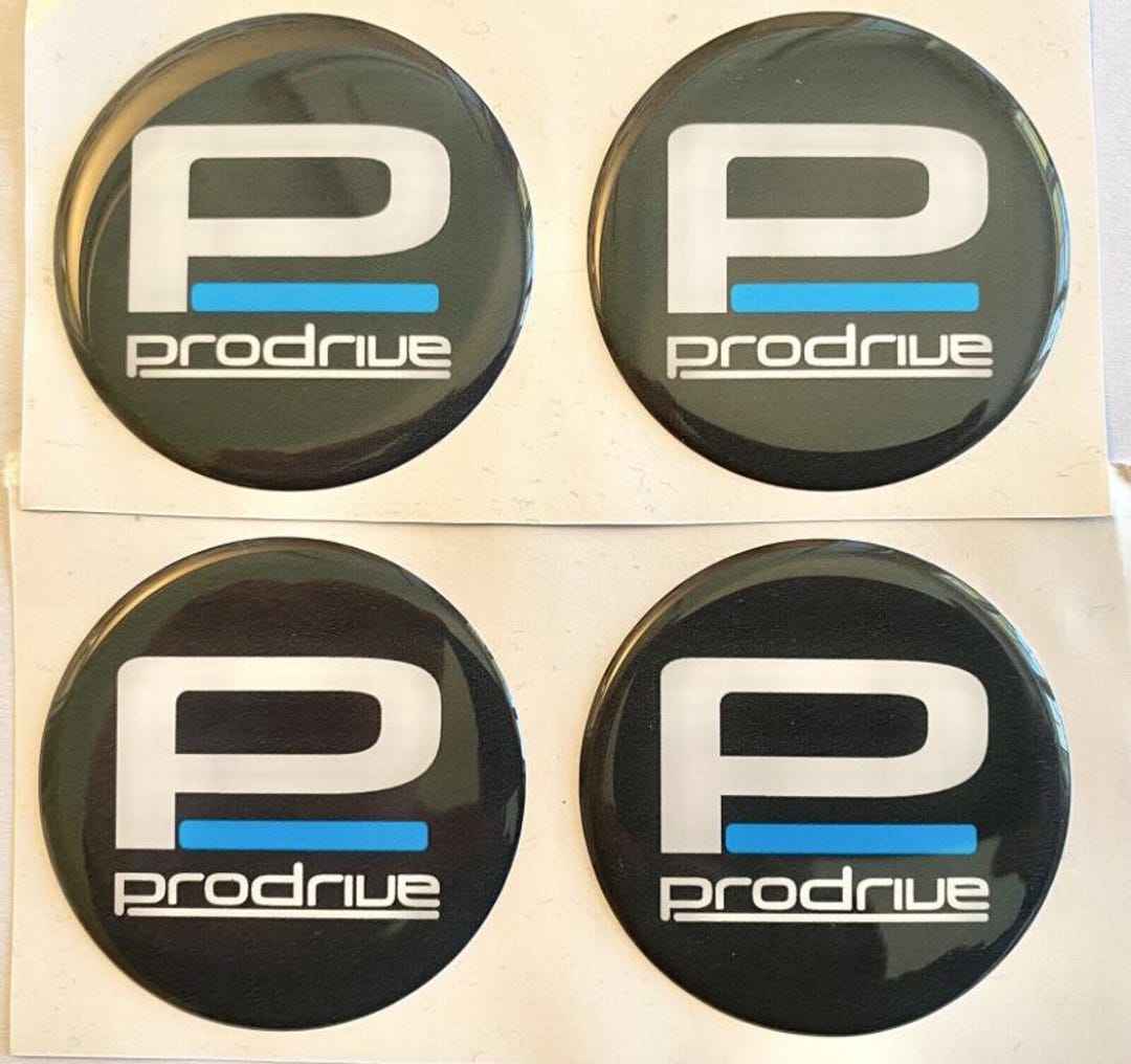 Prodrive Alloy Wheel Centre Caps Stickers Suba Impre Pff7 Gt1 Dark Grey ...