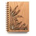 Leaf Pattern Engraved Notebook Cover Template Laser Cut Files, Wood ...