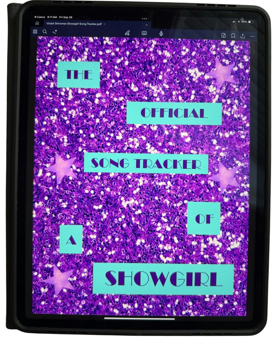 TS12 Song Tracker, Violet Shimmer Edition, Showgirl Album, Music ...