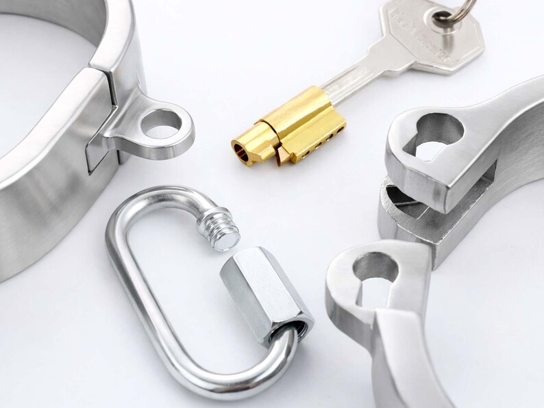 Personalized Handcuffs,stainless Steel Handcuffs and Lock,chastity ...