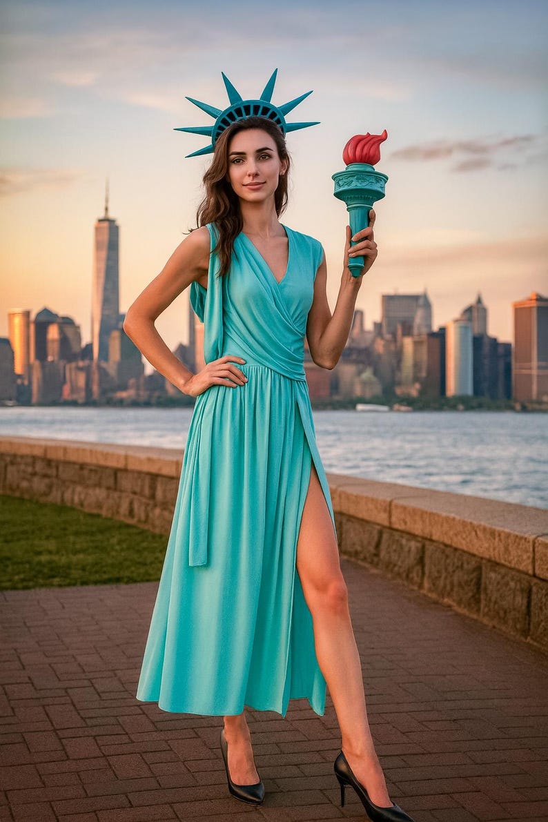 Statue of Liberty Cosplay Costume, Torch - Etsy