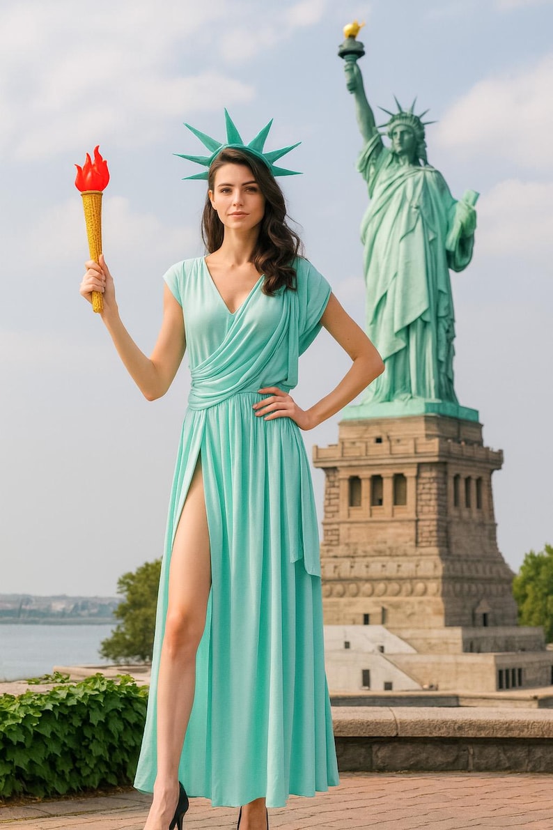 Statue of Liberty Cosplay Costume, Torch - Etsy
