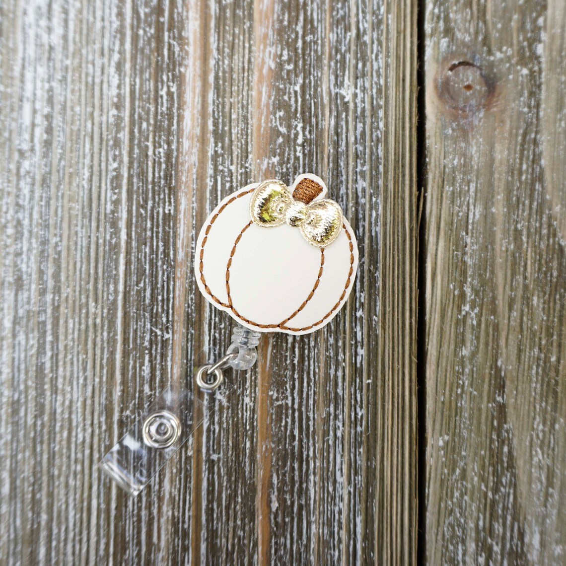 Fall Badge Reel Badge Reel Nurse Pumpkin Badge Reel | Etsy