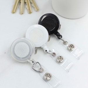 Interchangeable Badge Reel Base, Retractable Badge Reel Nurse ...