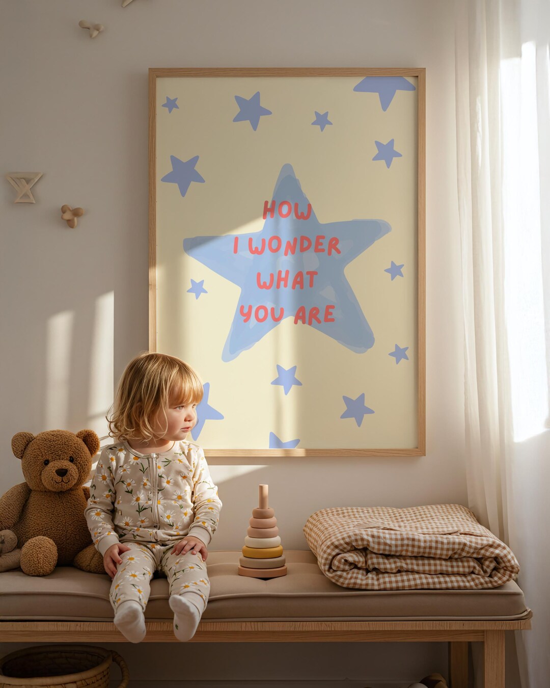 Nursery Wall Art Star Nursery Decor Digital Print Lullaby Wall ...