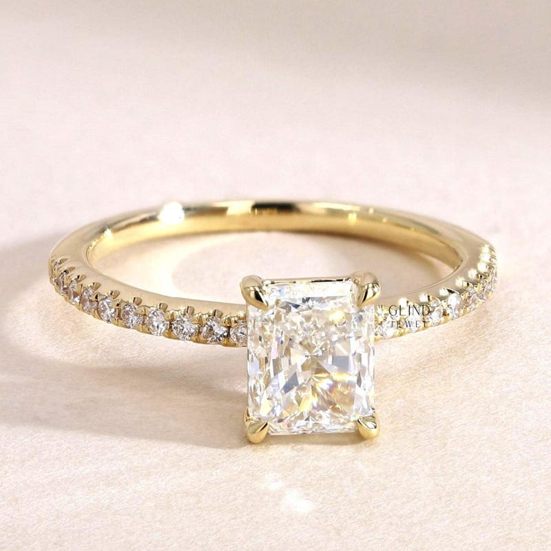Radiant 1 Ct Ring - Etsy
