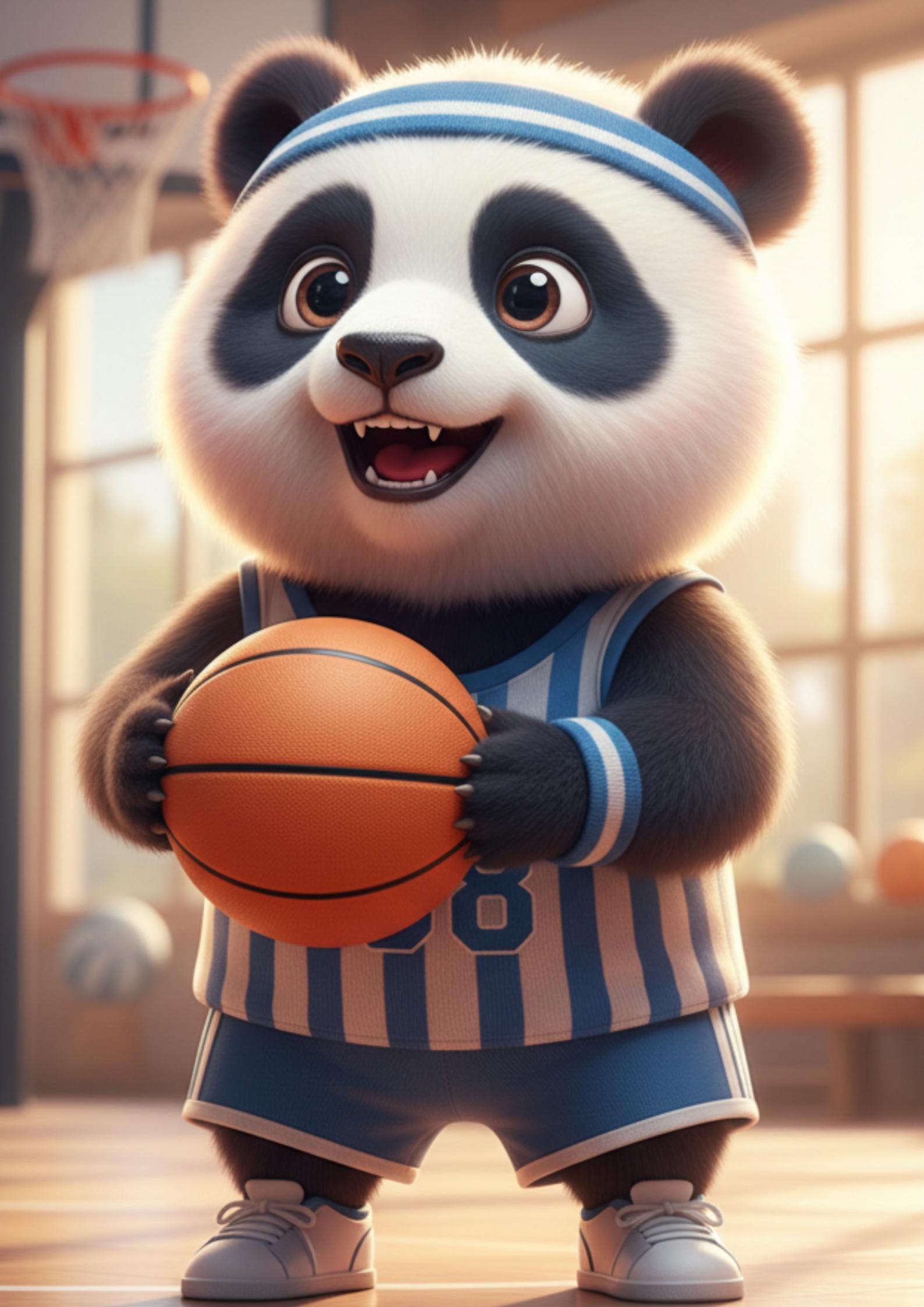 7 Adorable Panda Posters | Cute 3D Panda Wall Art | Printable PDF for ...