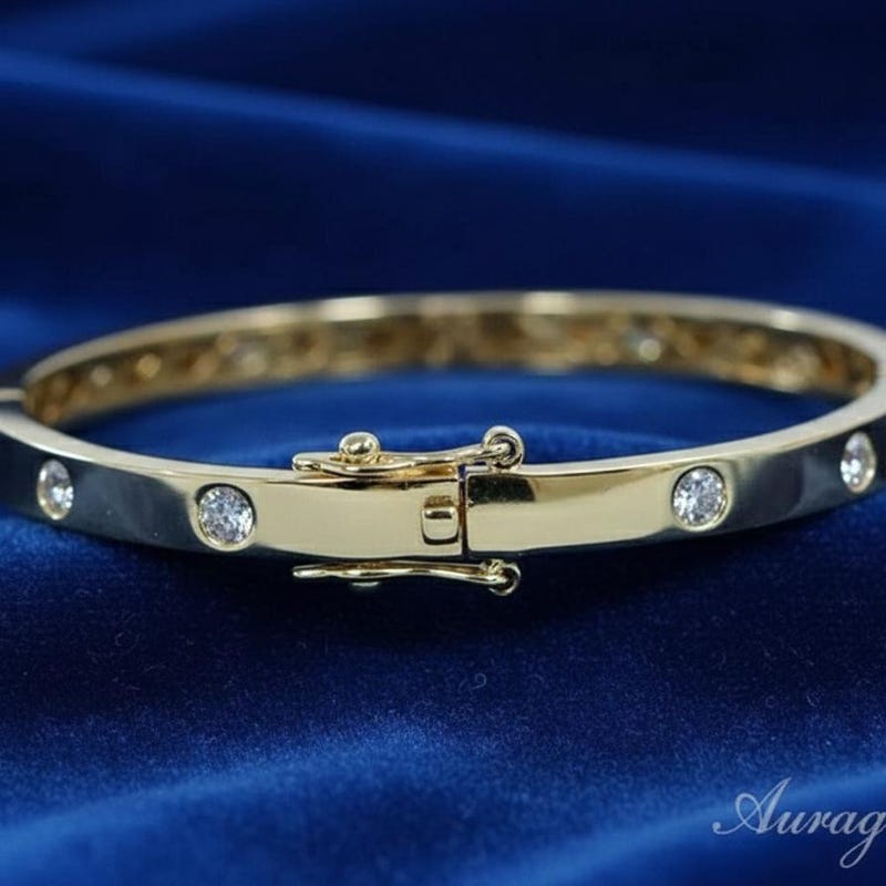 Roberto Coin Bangle Gold - Etsy