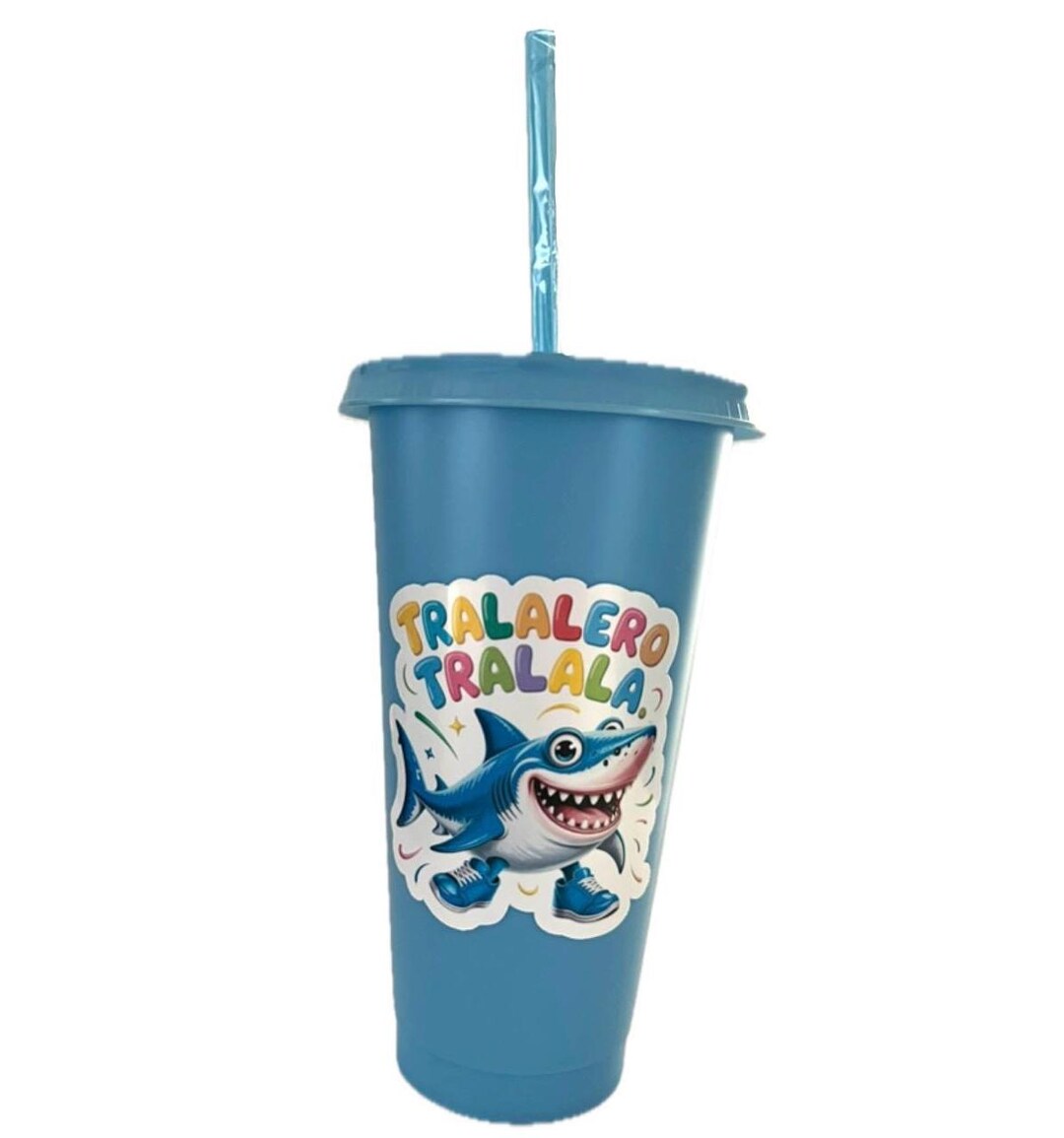 Italian Brainrot Roblox Inspired Cold Cup. Blue or Pink - Etsy