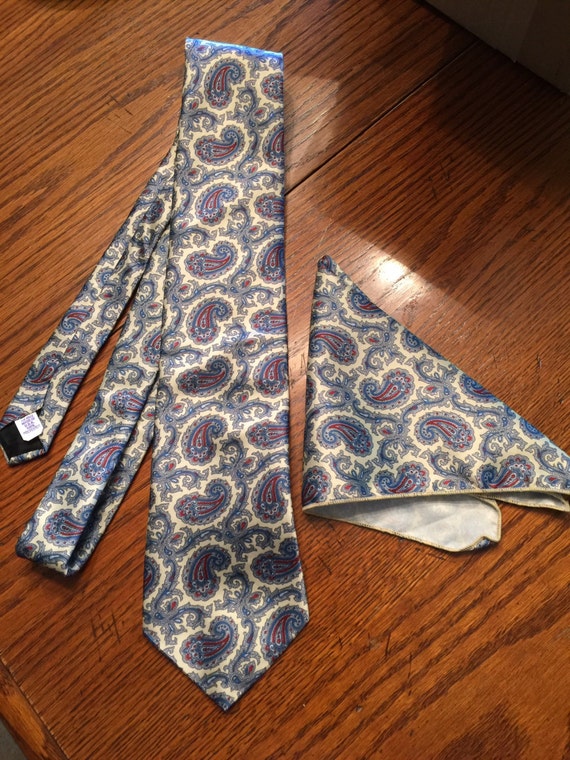 Vintage 1980s retro tie - Gem