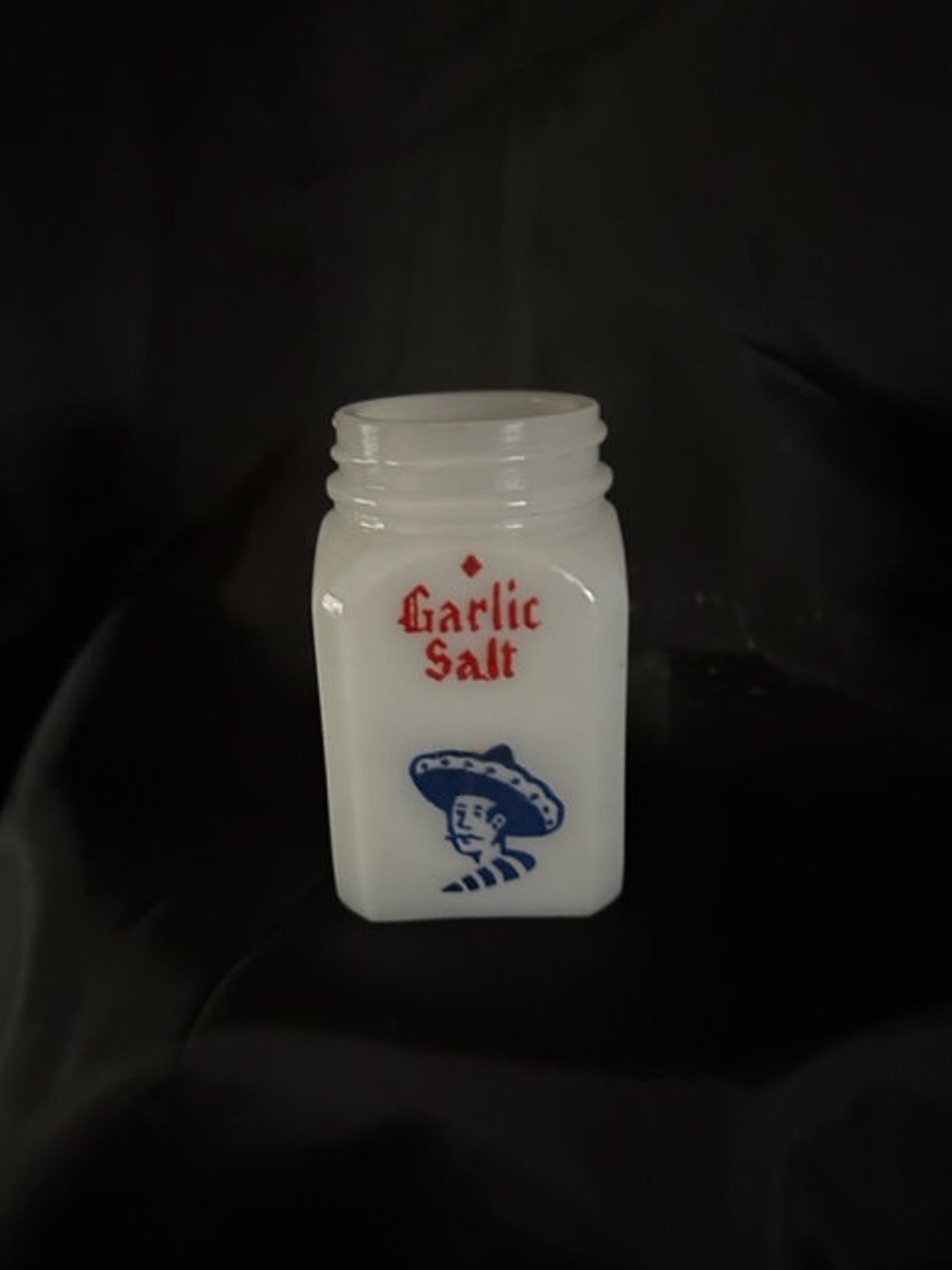 Vintage Milk Glass Garlic Salt Shaker Made in USA - Etsy