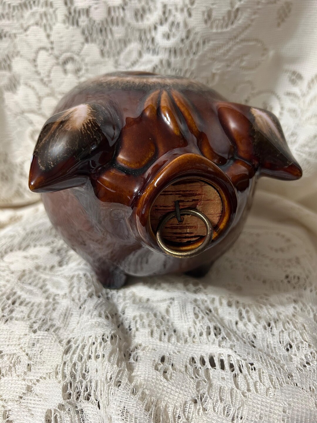 1957 Corky Pig Piggy Bank Hall Pottery U.S.A. Ceramic - Etsy