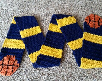 Basketball Scarf - Etsy