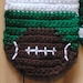 Football Scarf Pattern, Crochet - Etsy