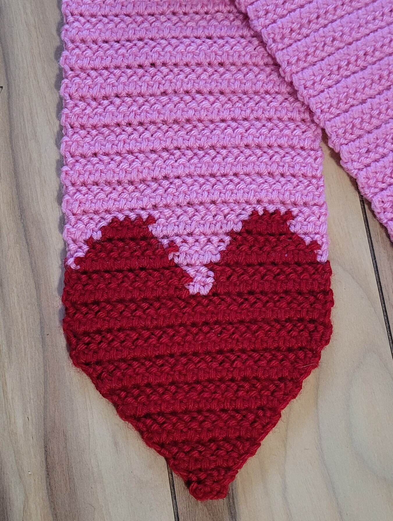 Heart Scarf Crochet Pattern (PDF Pattern) - Etsy