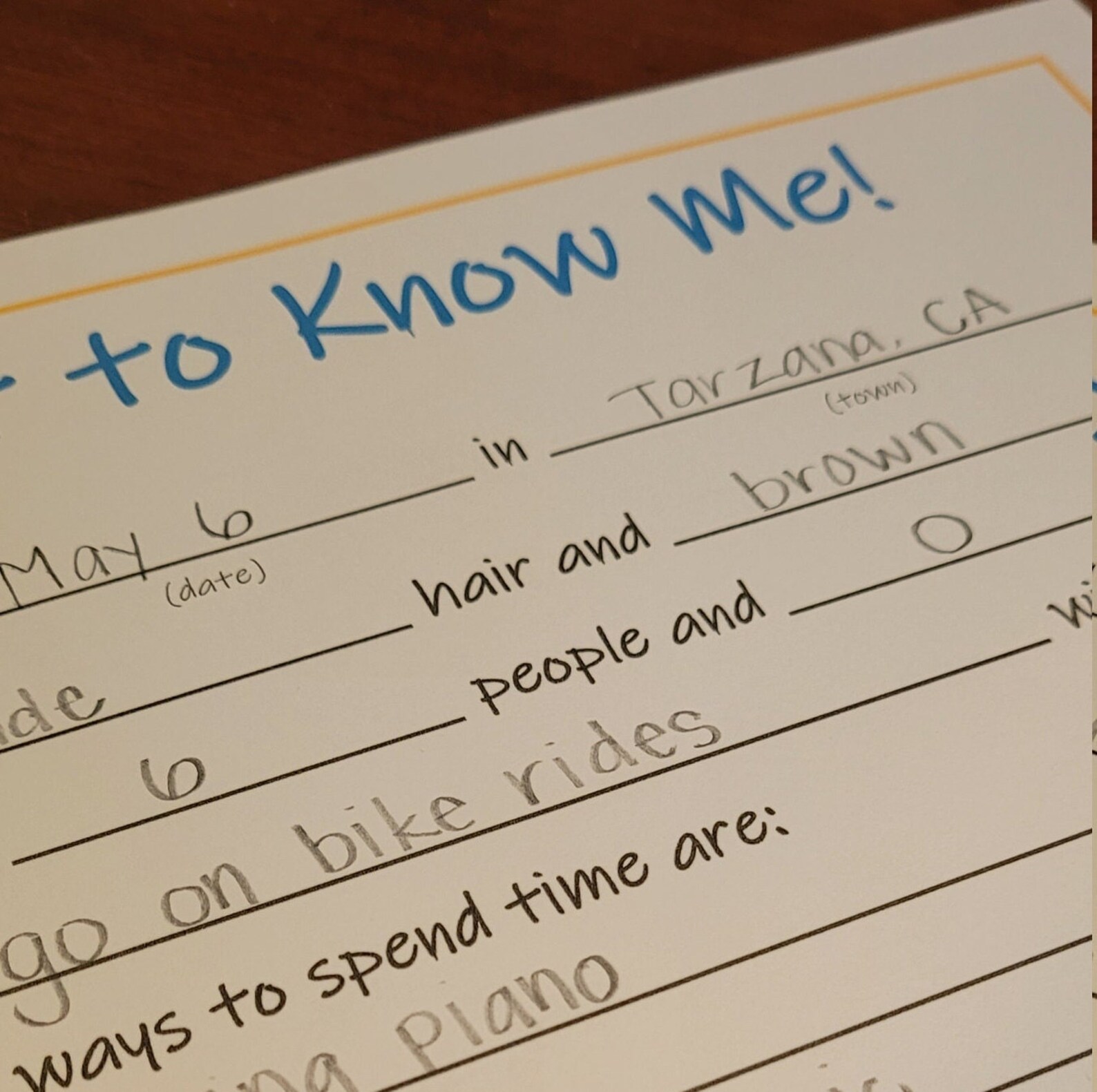 Get to Know Me Game, Spotlight Activity - Etsy Canada