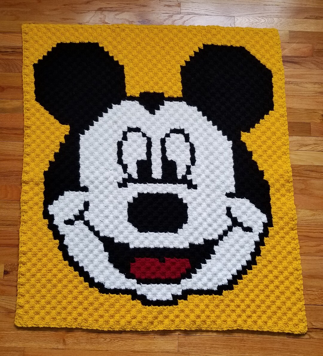 Mickey Mouse C2C Crochet Graph Pattern - Etsy
