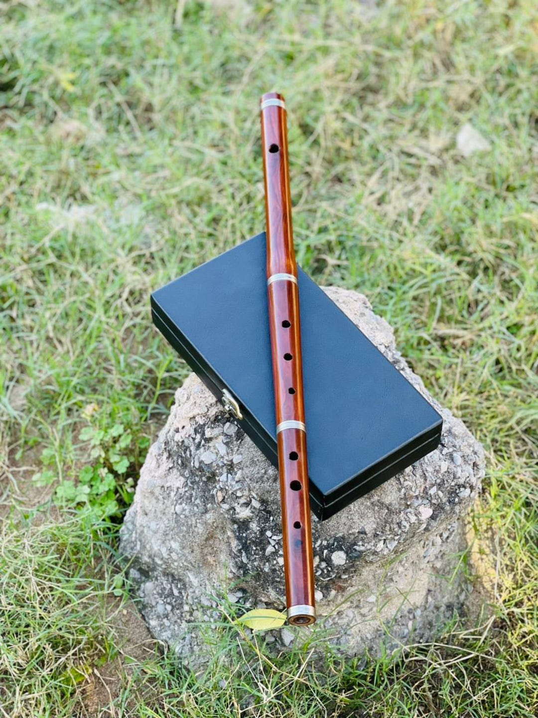Traditional Brown 3-part Professional Irish D Flute | Rosewood Practice ...