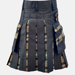 Modern Hybrid Utility Kilt for Men – Scottish Tartan Inner Pleats ...