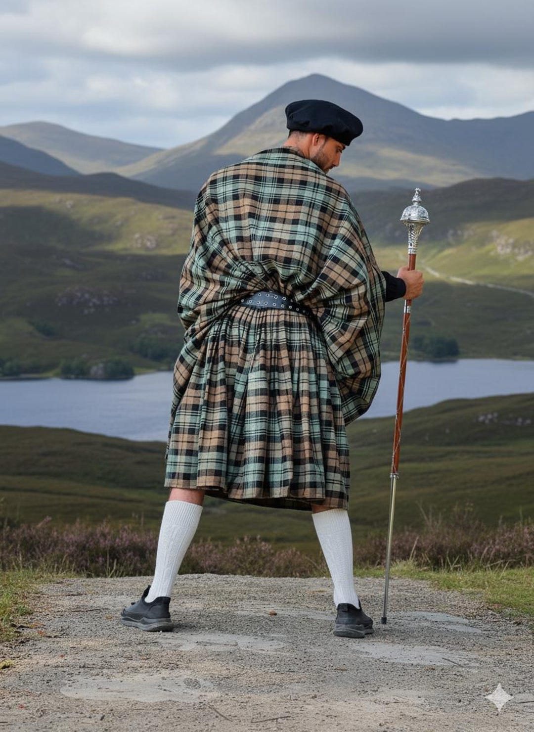 Traditional Scottish Great Kilt Authentic Tartan Plaid Kilt for ...