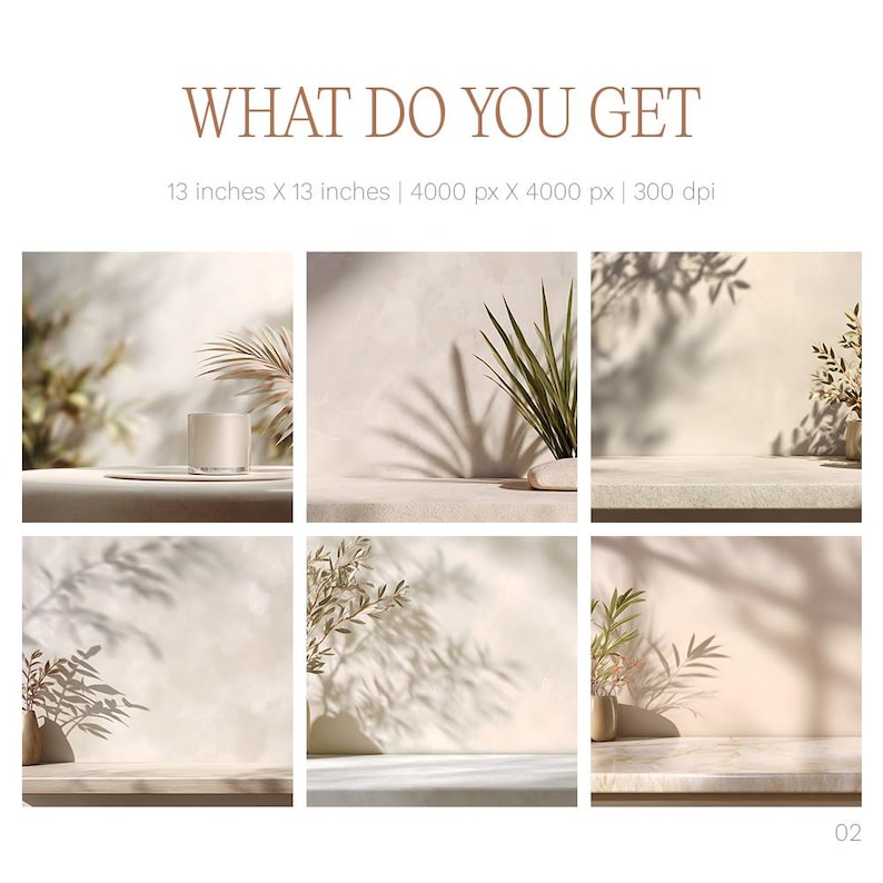 Natural Beige Mockup Backgrounds | 12 Minimal Product Backgrounds ...