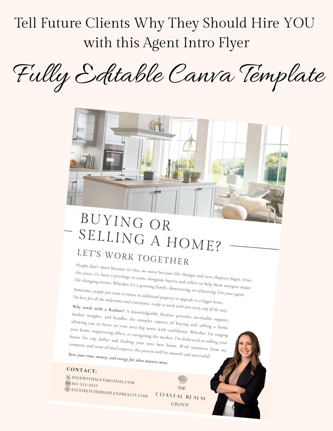 Real Estate Moving Checklist Flyer: Editable Canva Template (digital ...
