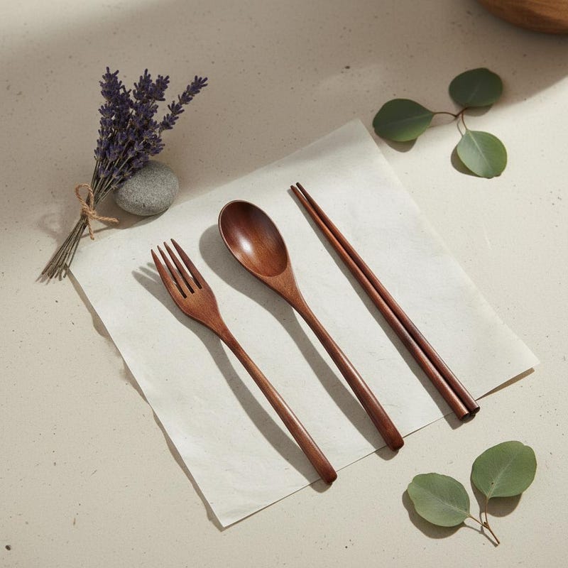 Spoon and Fork and Chopstick Set - Etsy