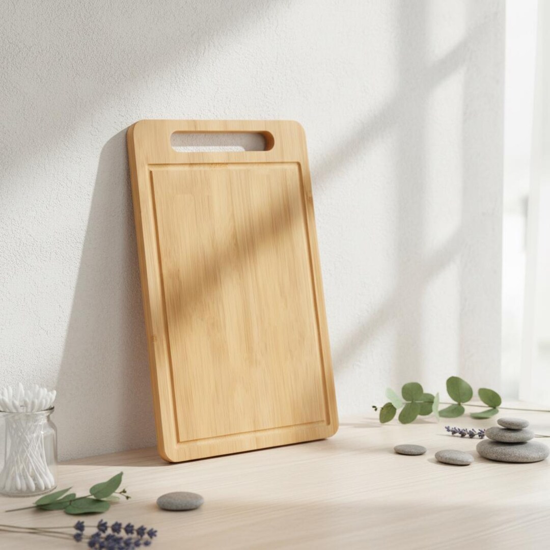 Sustainable Bamboo Cutting Board – Natural Food Prep - Etsy