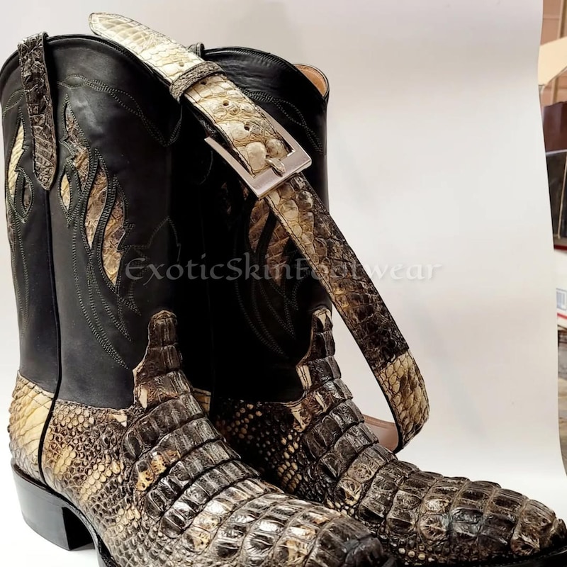 Exotic Dress Boots - Etsy