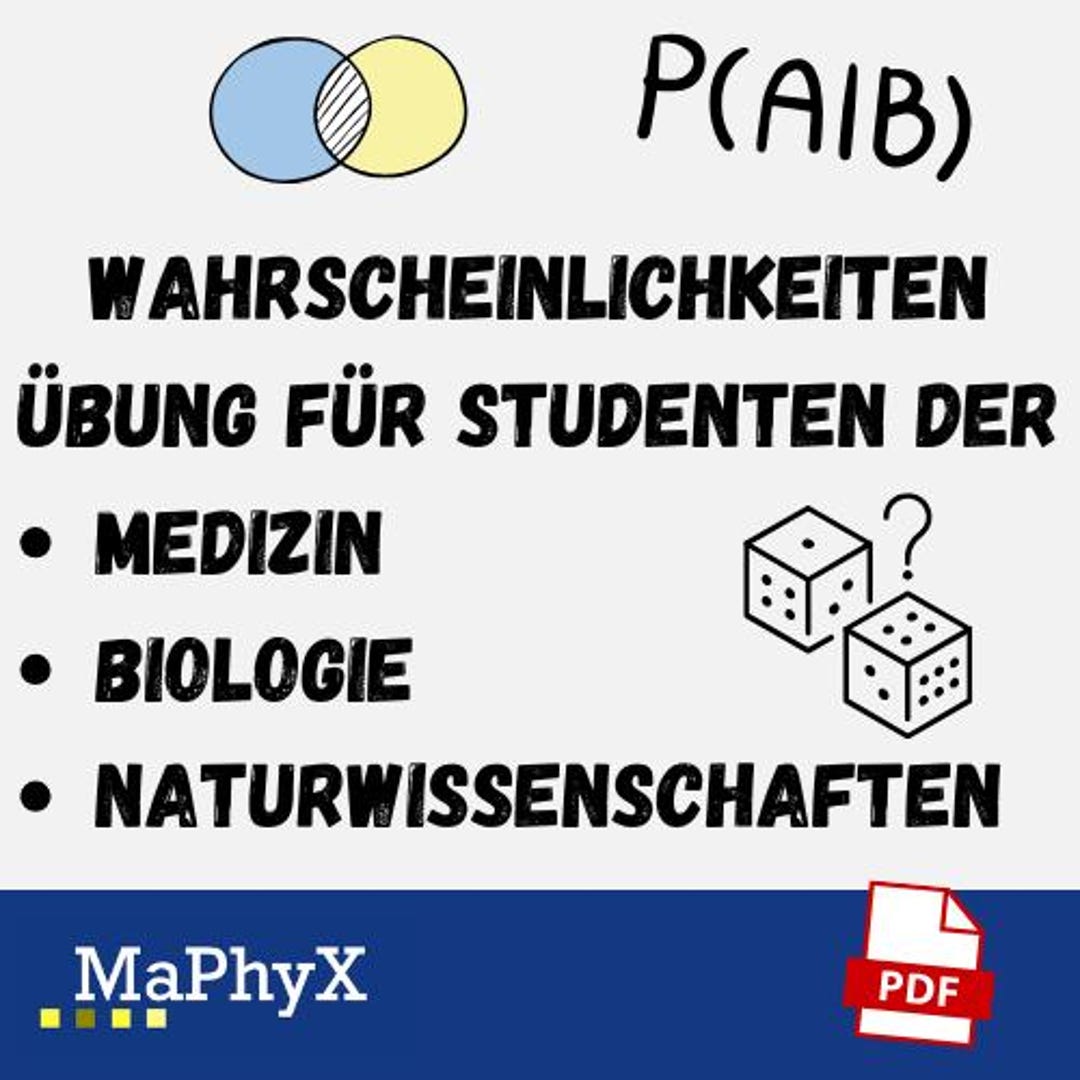 Probabilities: Exercises PDF – Basics, Laplace, Conditional ...
