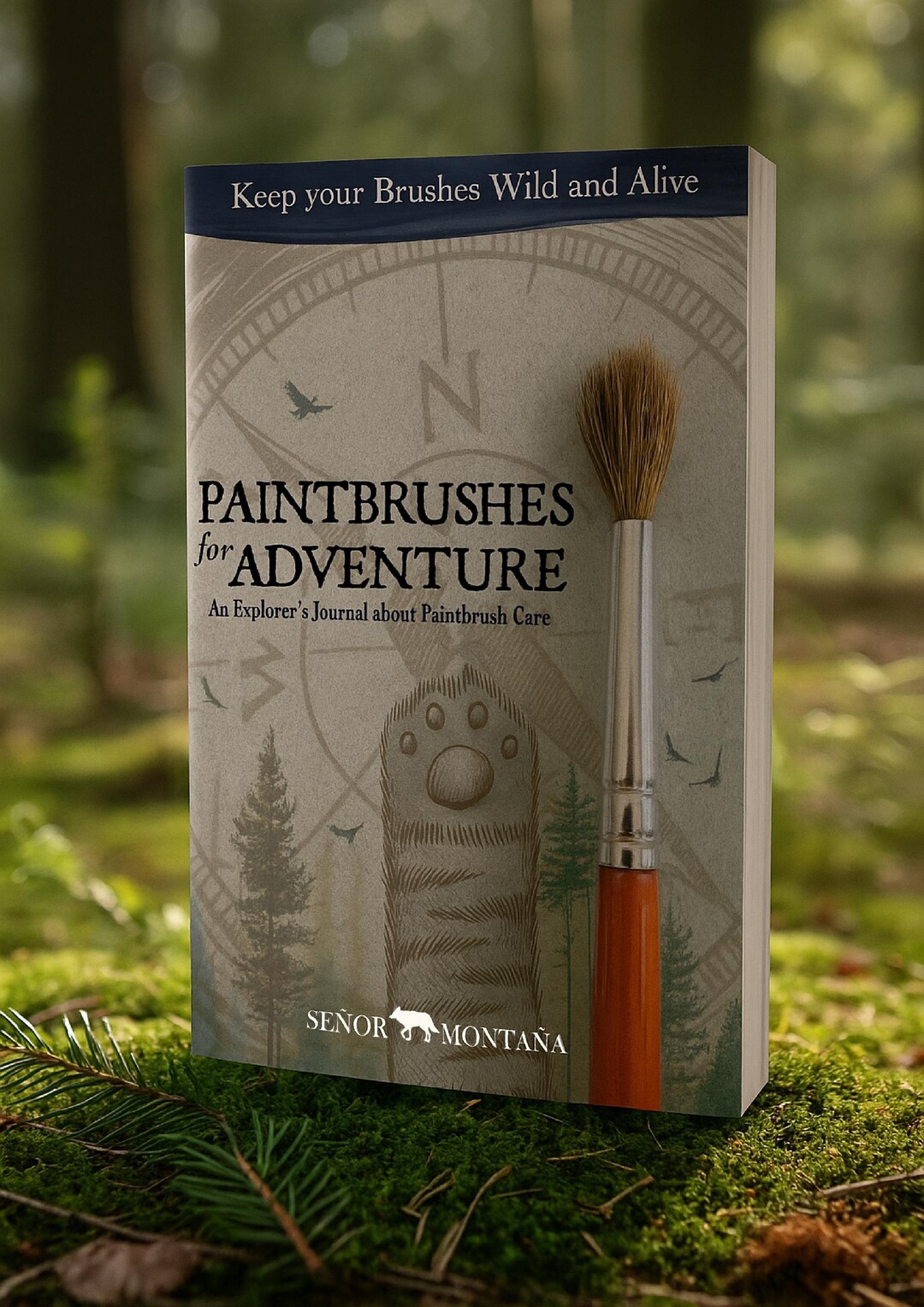 Paintbrush Care Guide | Explorer Journal, Illustrated Art (PDF) - Etsy