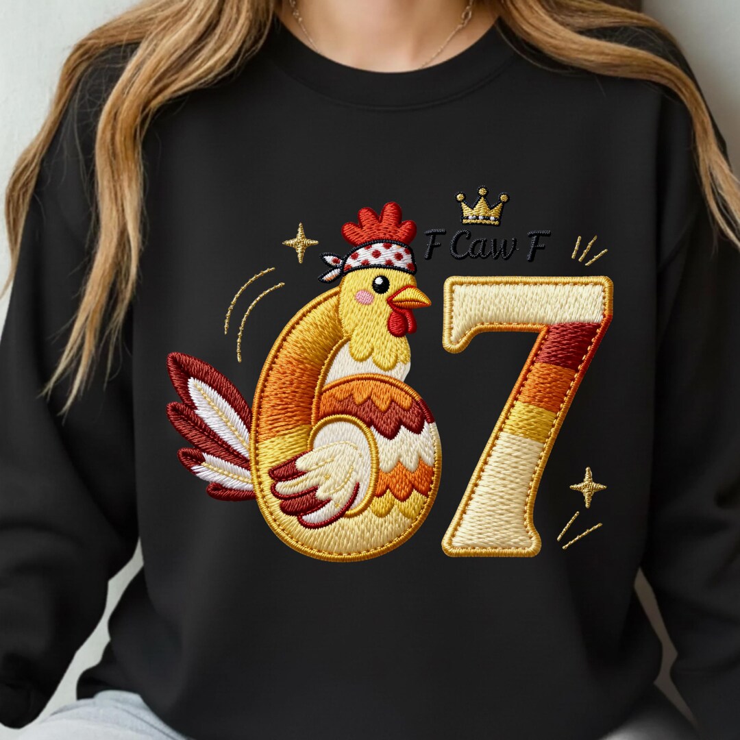 Lustiges Huhn 67 Trend PNG, Viral TikTok Meme (Digitaler Download ...