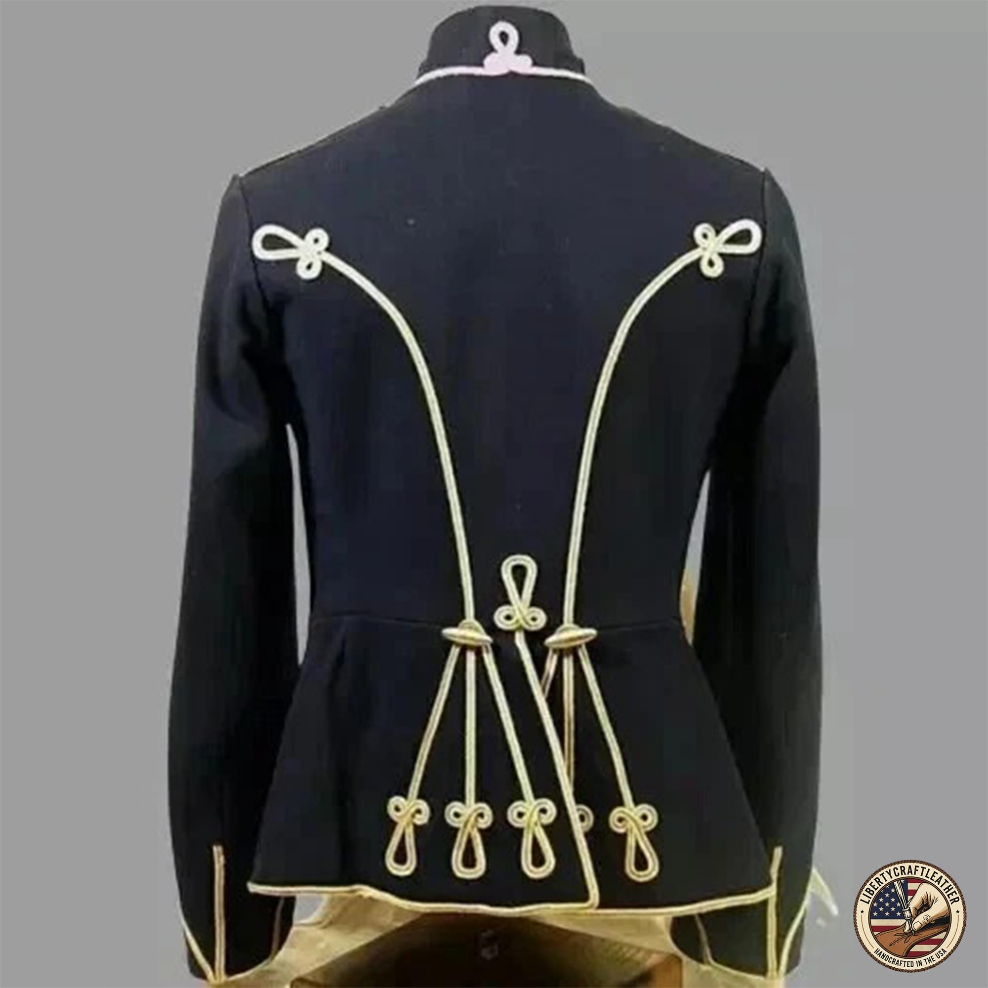 Napoleonic Hussar Jacket Men’s Military Tunic | Handmade Cavalry ...