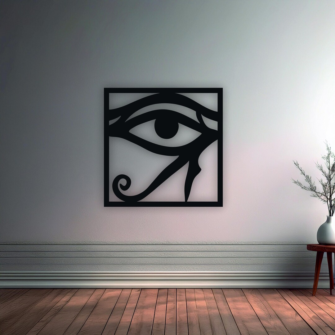 Eye of Horus Plexiglass Wall Art, Egyptian Protection Symbol Decor ...