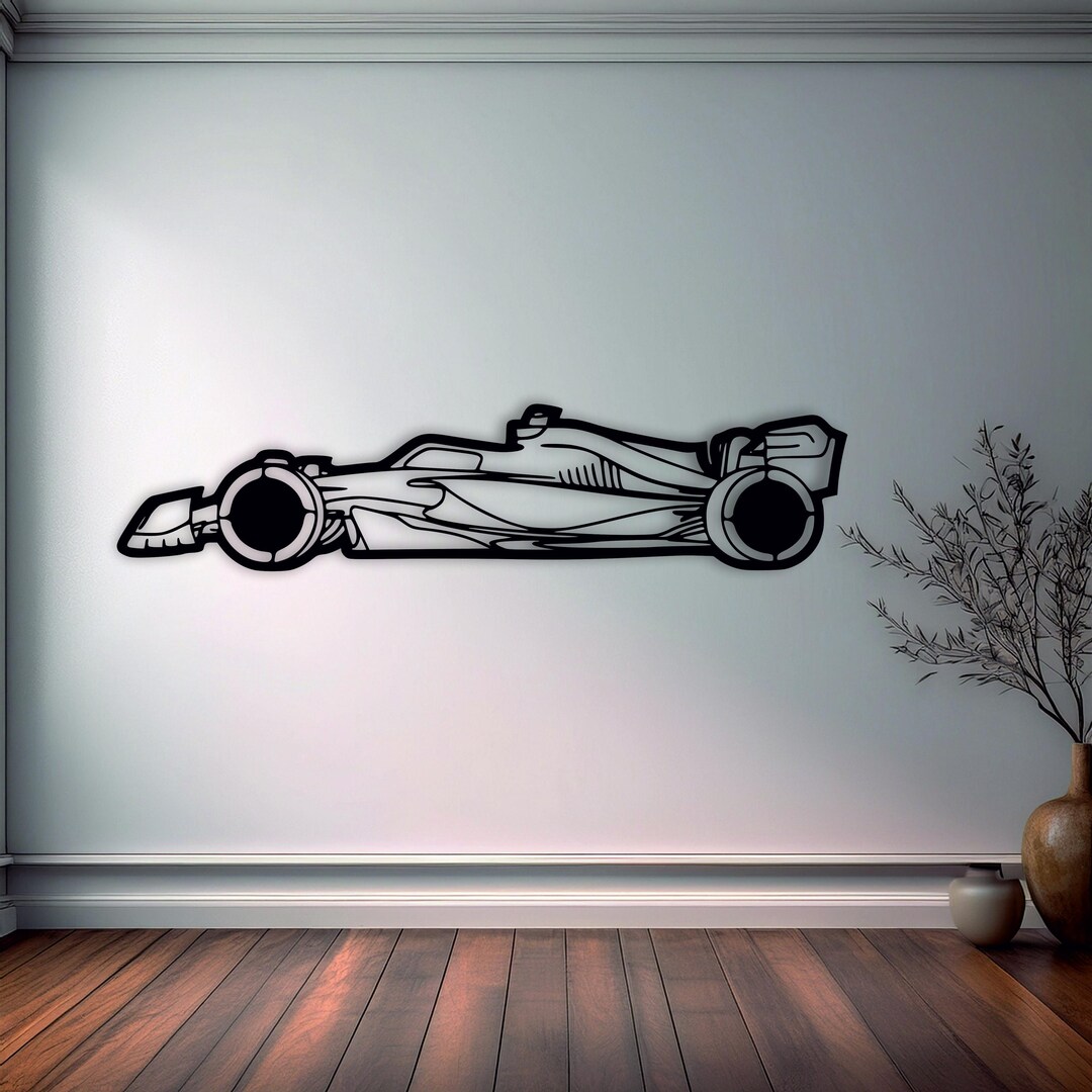 Formula 1 Car Wall Art Horizontal Race Car Wall Art, Above Bed Decor ...