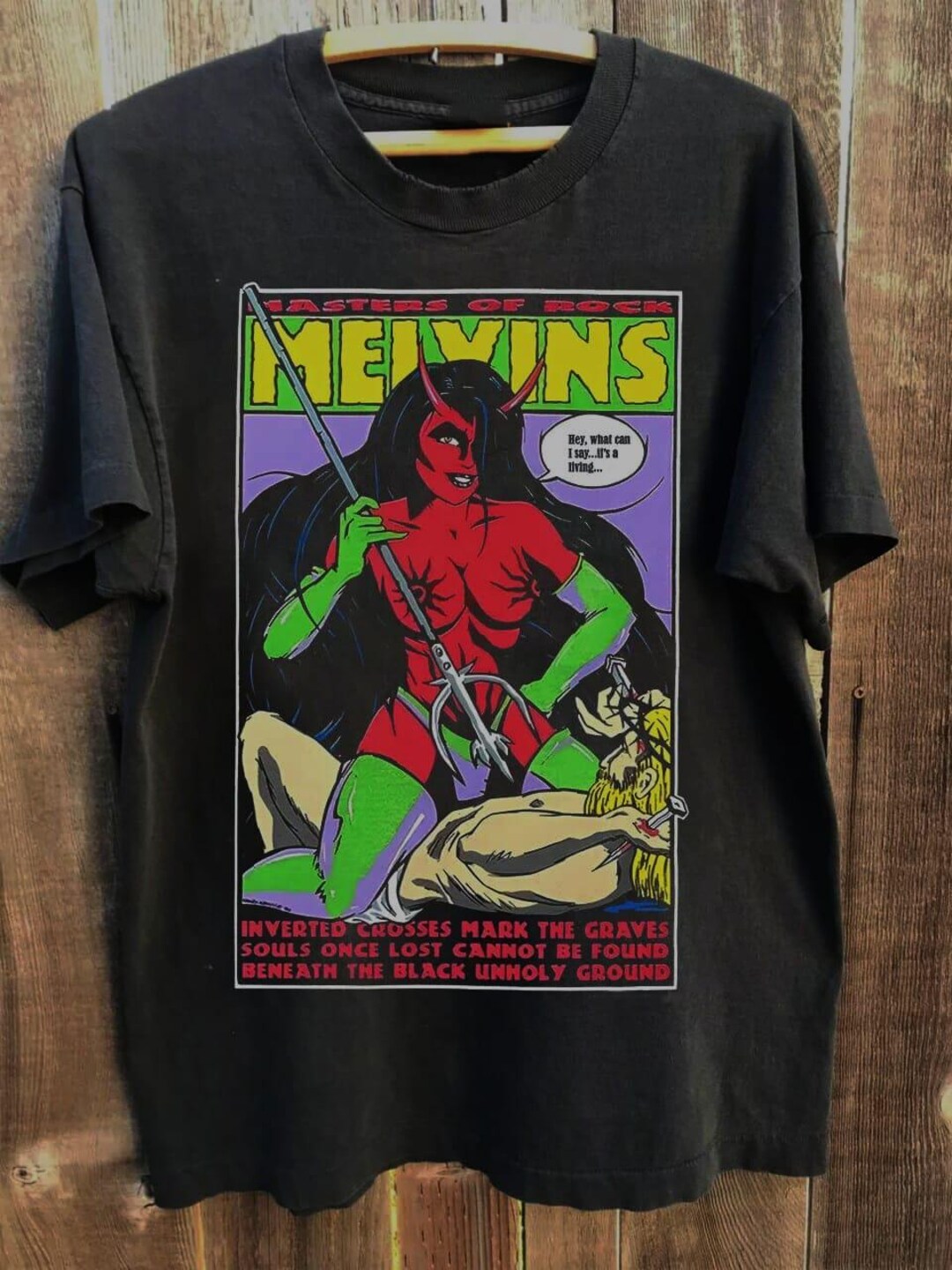 Vintage 90s Devil Lady the Melly-vins Tour Concert Graphic T-shirt Retro Vibes Size S-5XL - Etsy