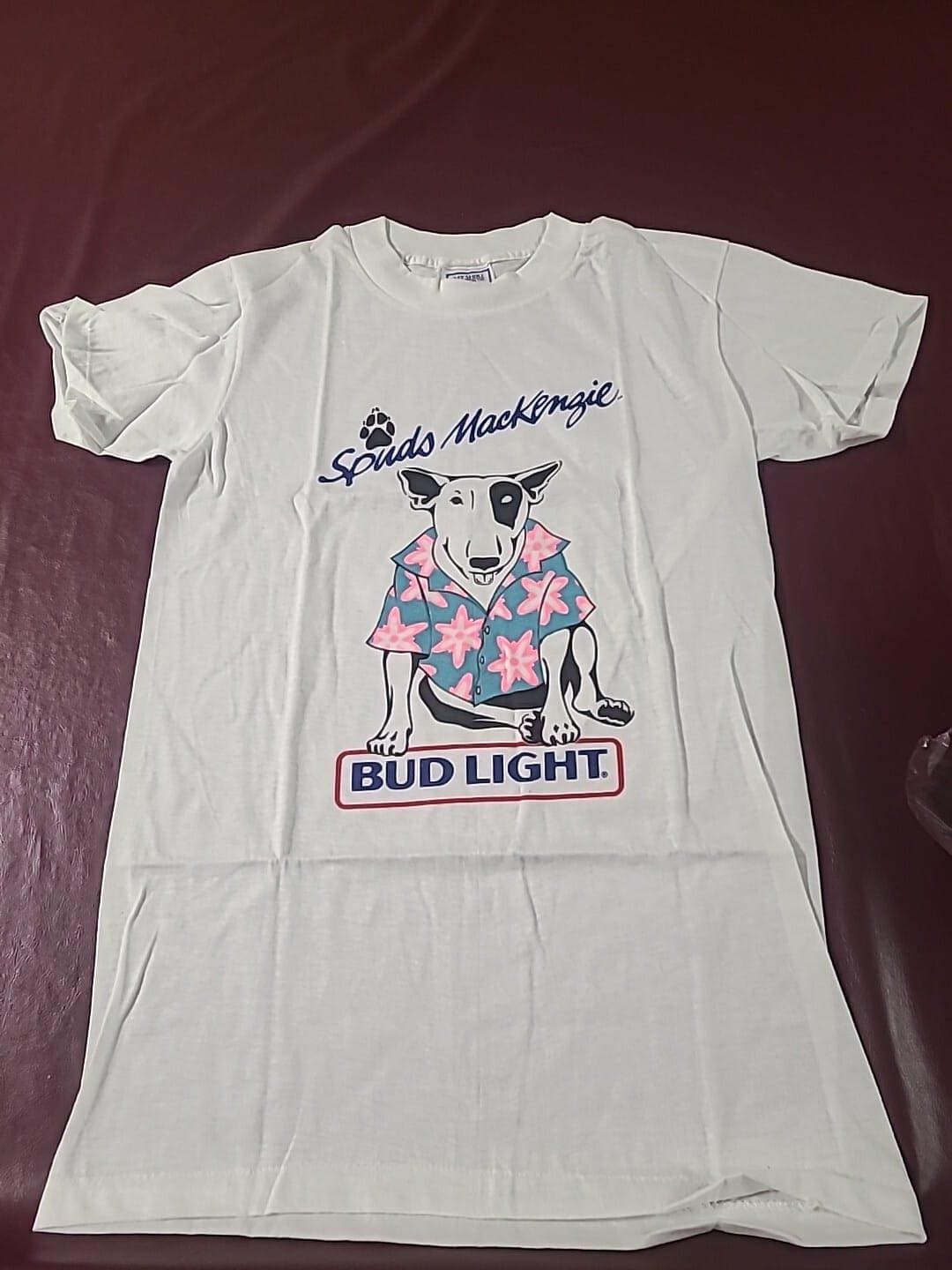 Vintage 1987s the Summer of Dog Light Spuds M-kenzie Party Animal T ...