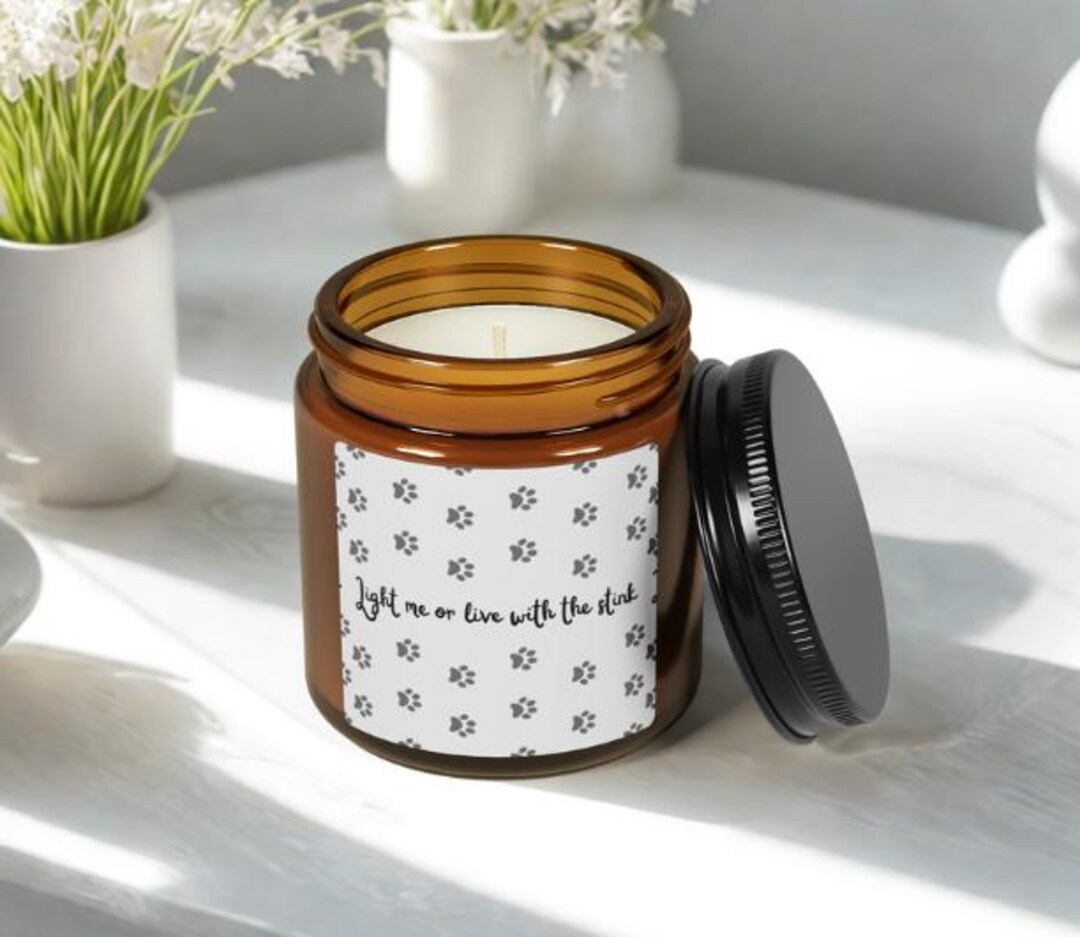Light Me or Live With the Stink Candle -funny Bathroom Candle, Gag Gift ...